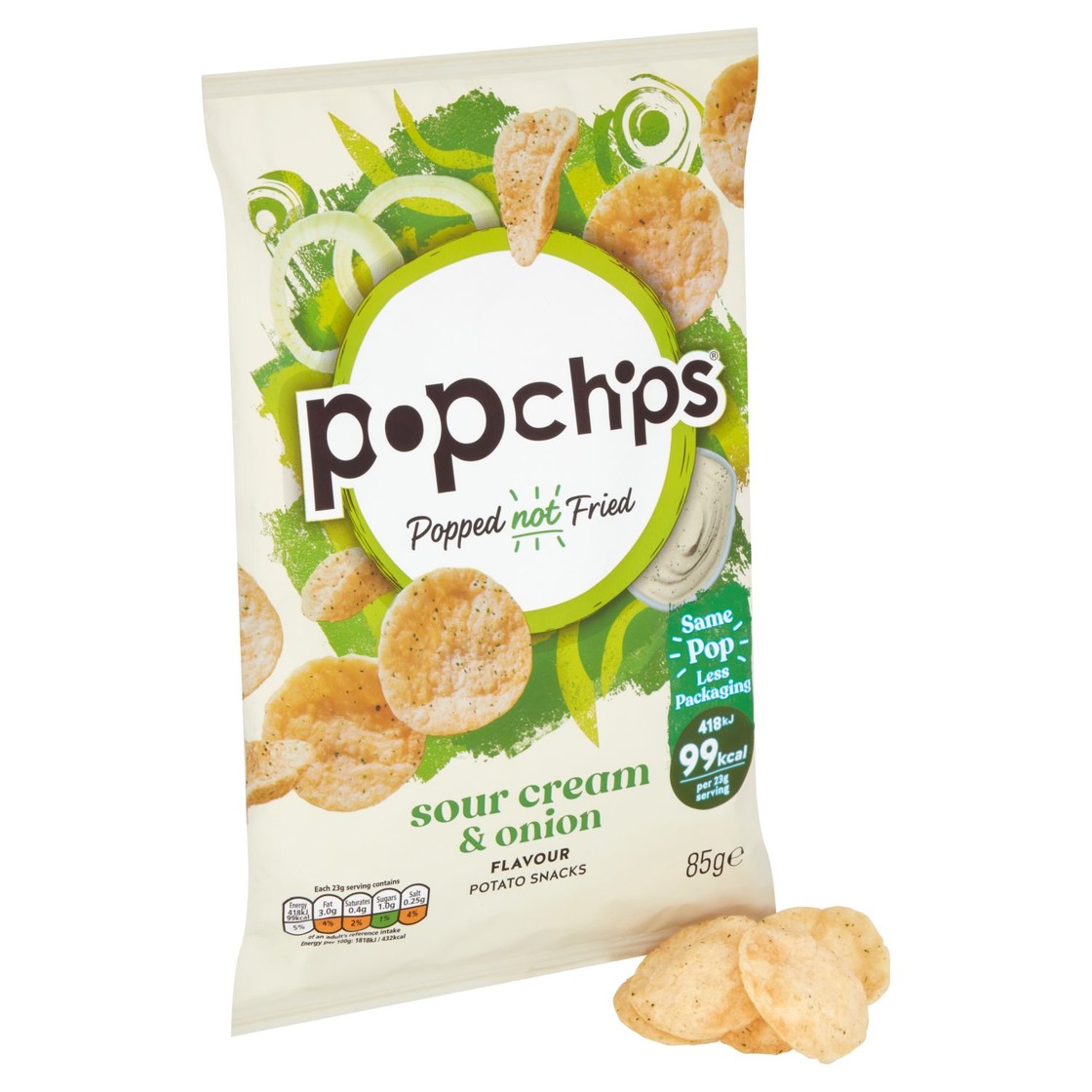 Popchips Sour Cream & Onion - Morrisons Online Groceries & Offers