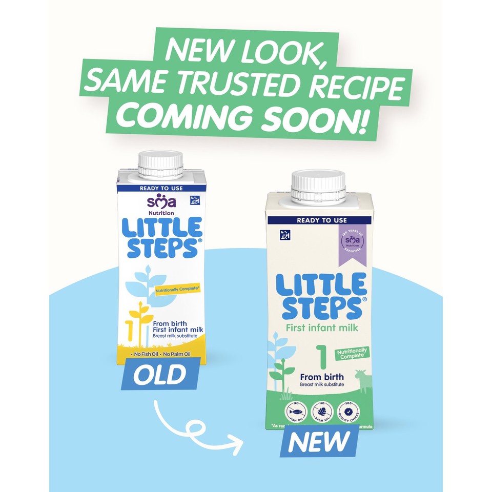 LITTLE STEPS First Infant Baby Milk From Birth Ready-To-Use Milk 200ml ...