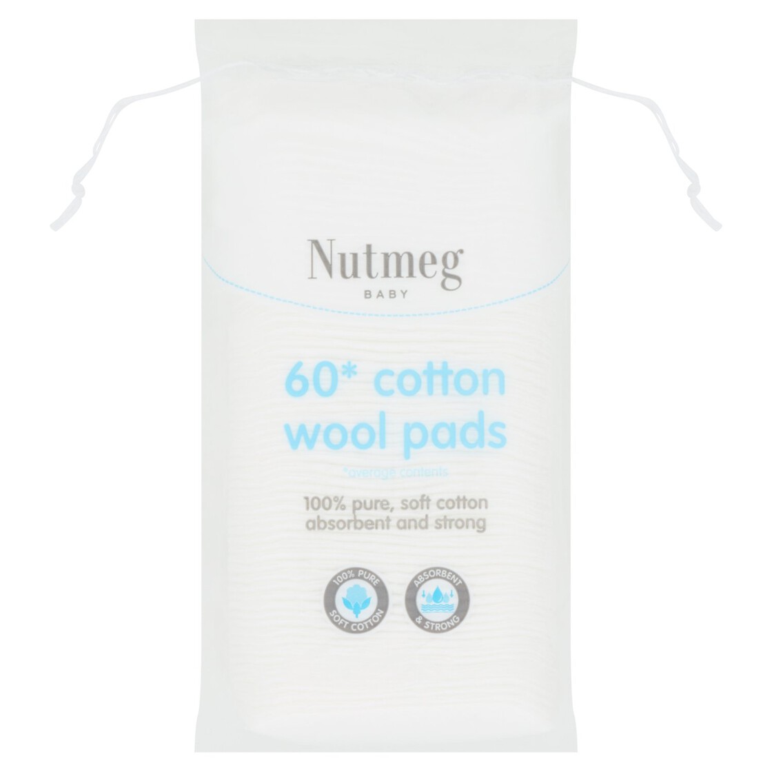 Nutmeg Cotton Wool Pads - Morrisons Online Groceries & Offers