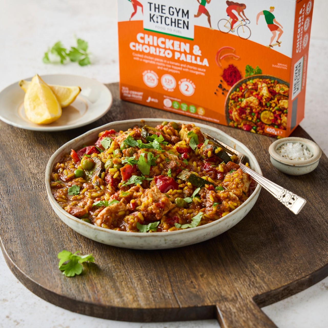The Gym Kitchen Chicken & Chorizo Paella 400g - Morrisons Online ...