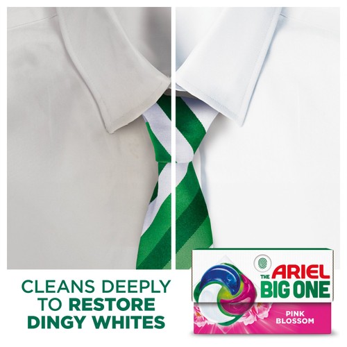 Ariel The Big One Pink Blossom Washing Liquid Capsules 29 Washes ...