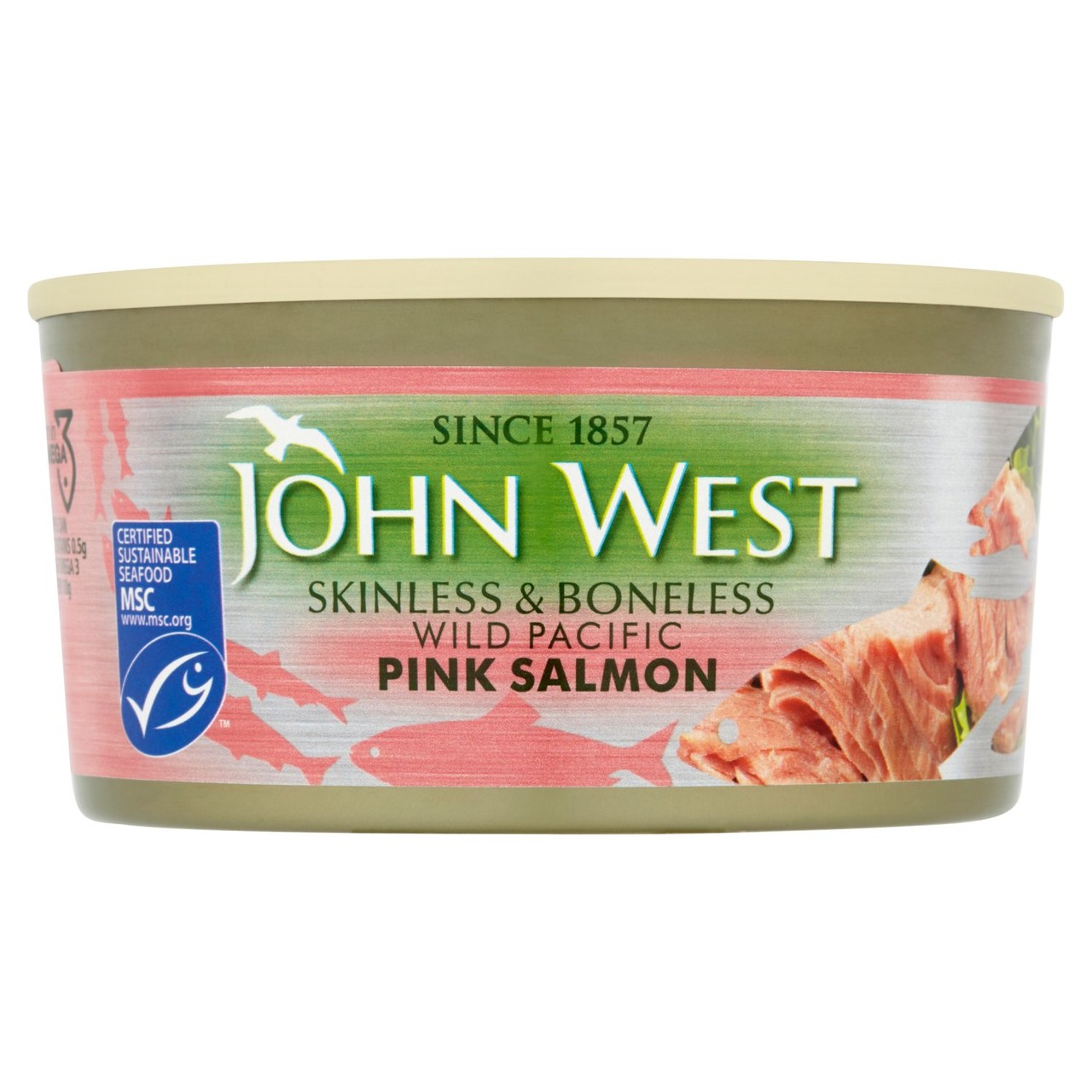 John West Skinless & Boneless Pink Salmon - Morrisons Online Groceries ...