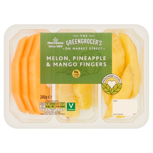 Morrisons Melon, Pineapple & Mango Fingers 240g - Morrisons Online ...