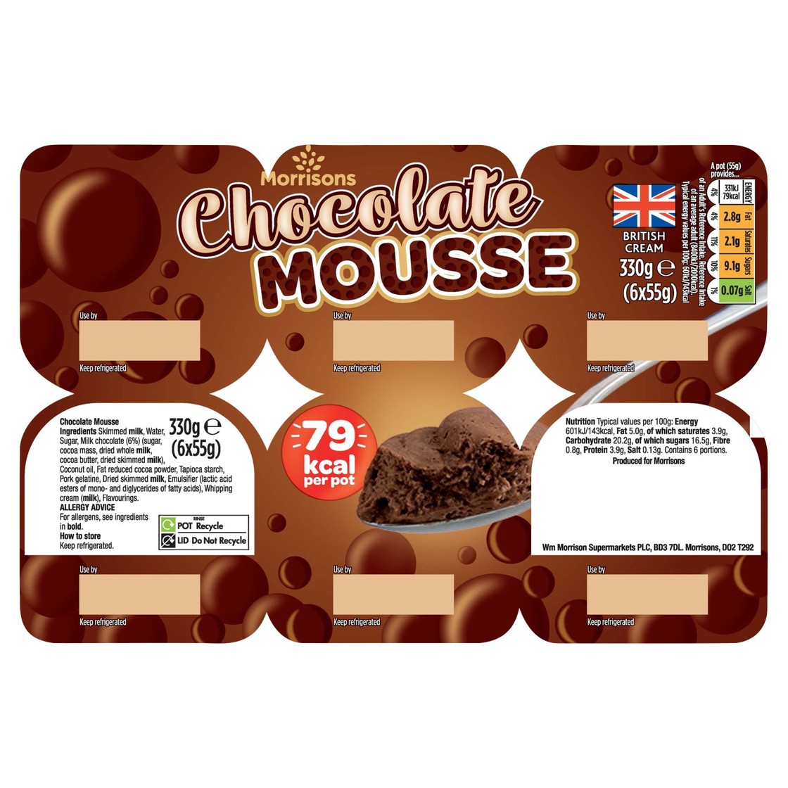 Morrisons Chocolate Mousse - Morrisons Online Groceries & Offers