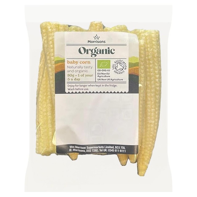 Morrisons Organic Baby Corn 125g - Morrisons Online Groceries & Offers