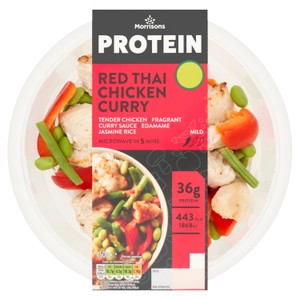 Morrisons Protein Red Thai Chicken Curry - Morrisons Online Groceries ...
