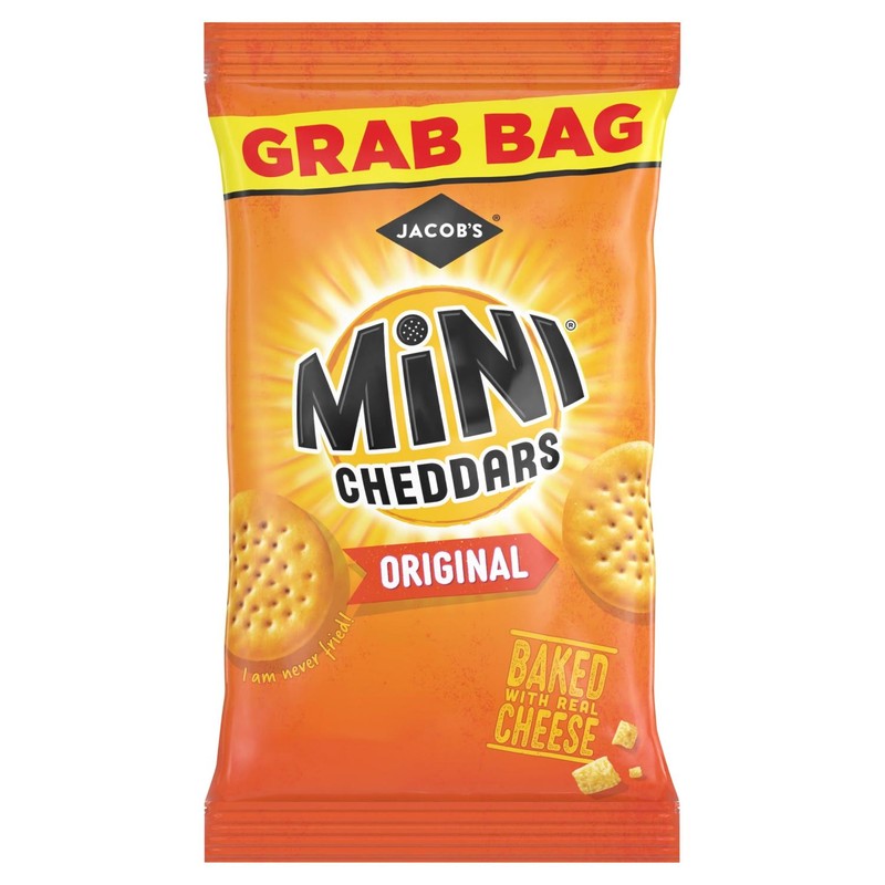 Jacob's Mini Cheddars Original Snacks Grab Bag - Morrisons Online ...