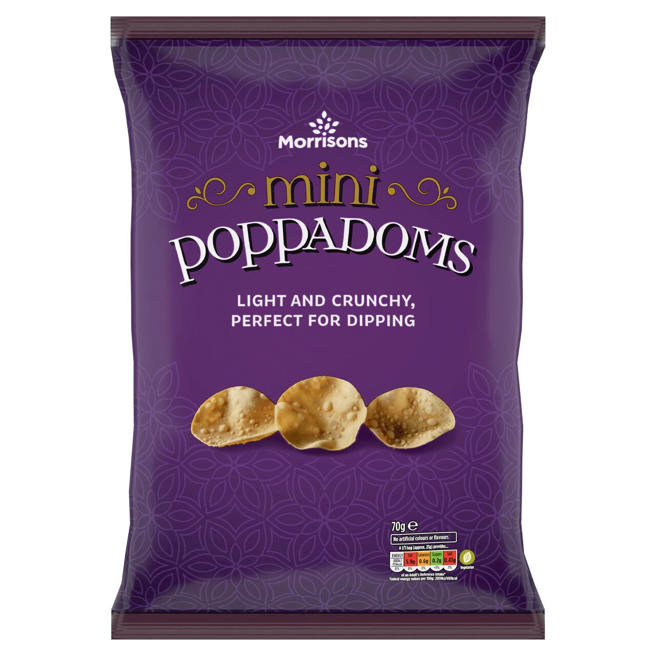 Morrisons Mini Poppadoms - Morrisons Online Groceries & Offers