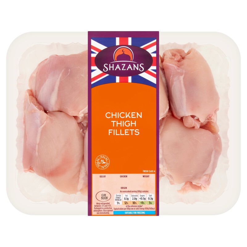 Shazans Chicken Thigh Fillets 600g - Morrisons Online Groceries & Offers