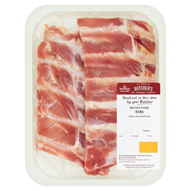 Market Street British Pork Ribs - Morrisons Online Groceries & Offers