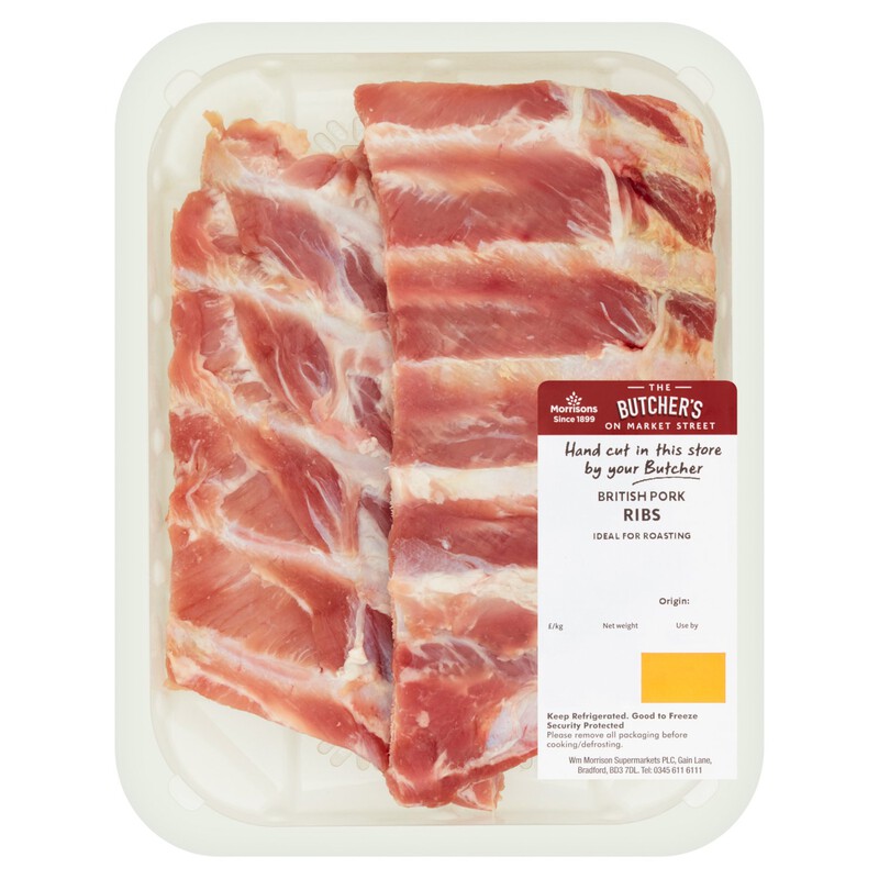 Market Street British Pork Ribs - Morrisons Online Groceries & Offers