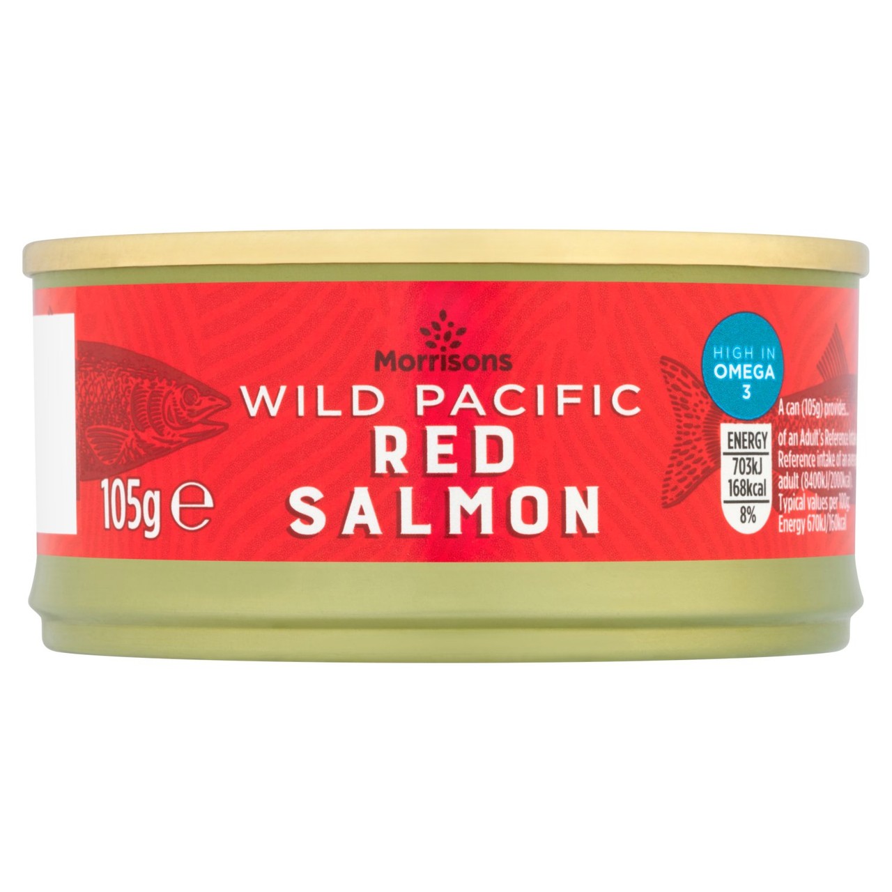 Morrisons Wild Pacific Red Salmon (105g) - Morrisons Online Groceries ...