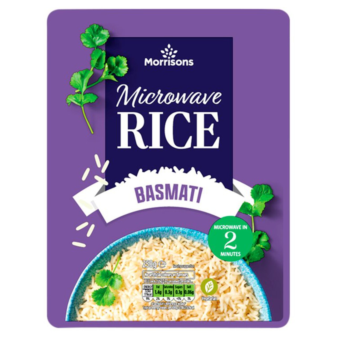 Morrisons Microwave Rice Basmati 250g - Morrisons Online Groceries & Offers