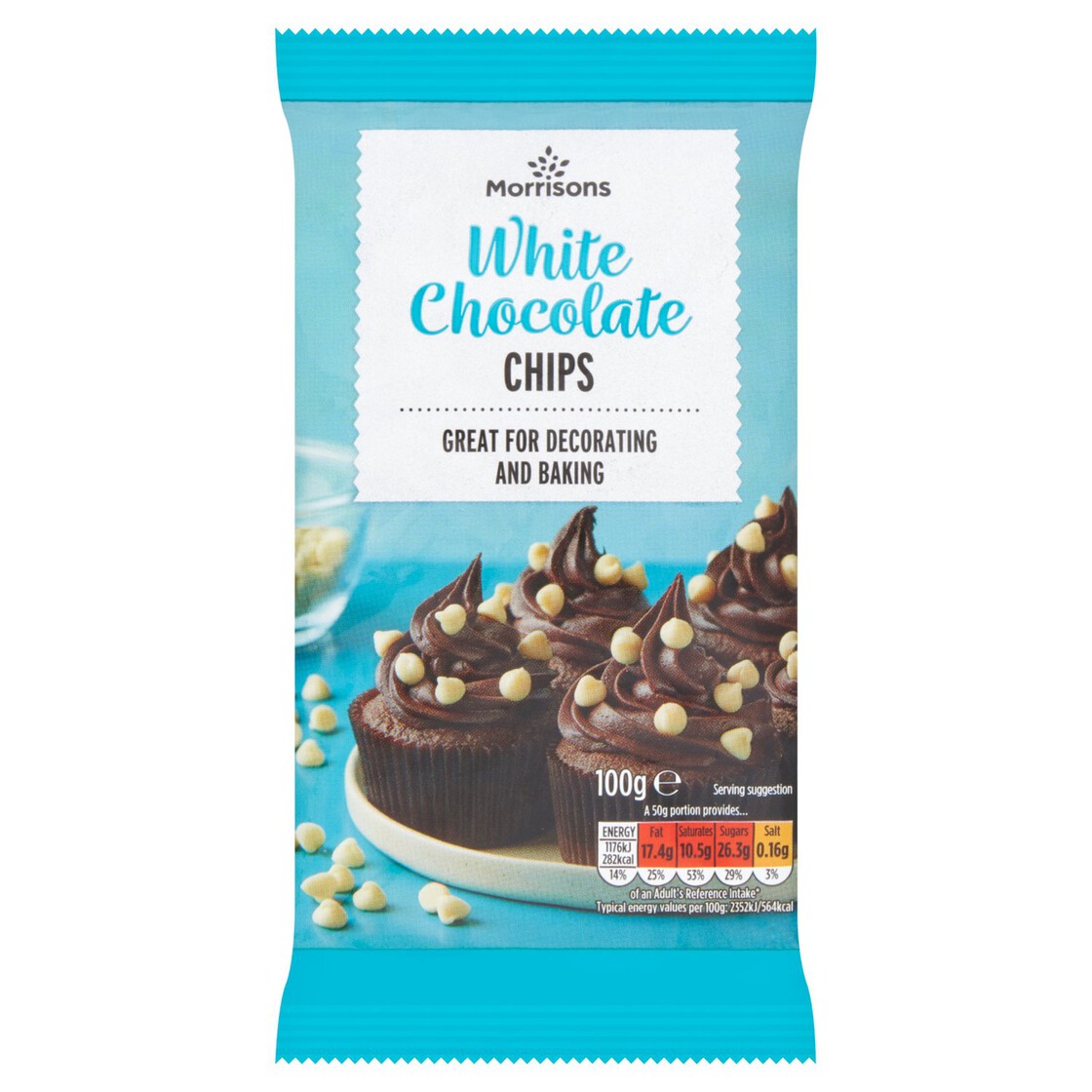 Morrisons White Chocolate Chips - Morrisons Online Groceries & Offers