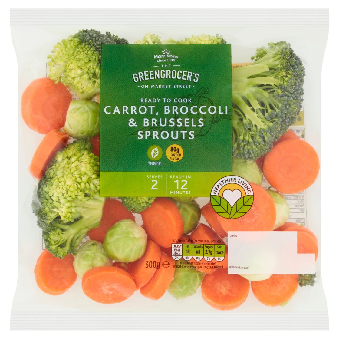 Morrisons Carrot, Broccoli & Brussels Sprouts - Morrisons Online ...
