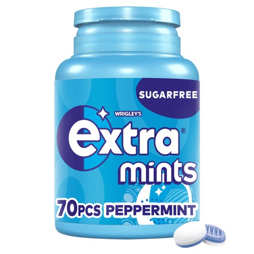 Wrigley's Extra Mints Peppermint Sugar Free 70 Pieces - Morrisons ...