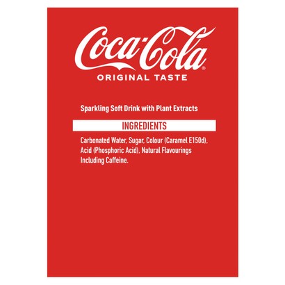 Coca-Cola Original Taste 4 x 250ml - Morrisons Online Groceries & Offers
