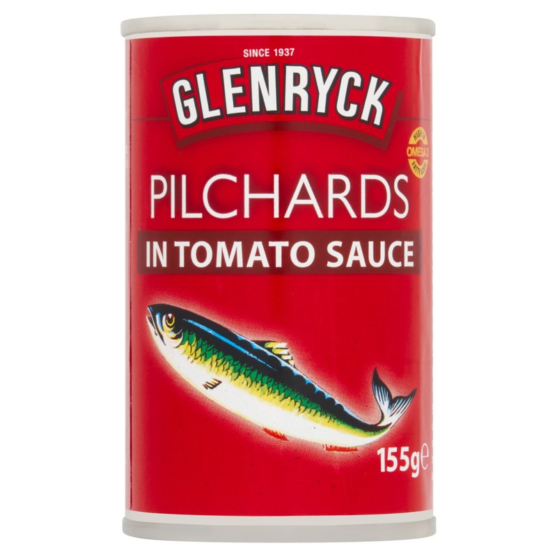 Glenryck Pilchards in Tomato Sauce (155g) - Morrisons Online Groceries ...