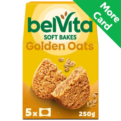 Belvita Soft Bakes Golden Grain Cereal Bars 5 Pack - Morrisons Online ...