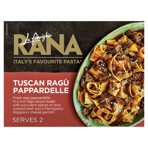 La Famiglia Rana Tuscan Ragu Pappardelle - Morrisons Online Groceries ...