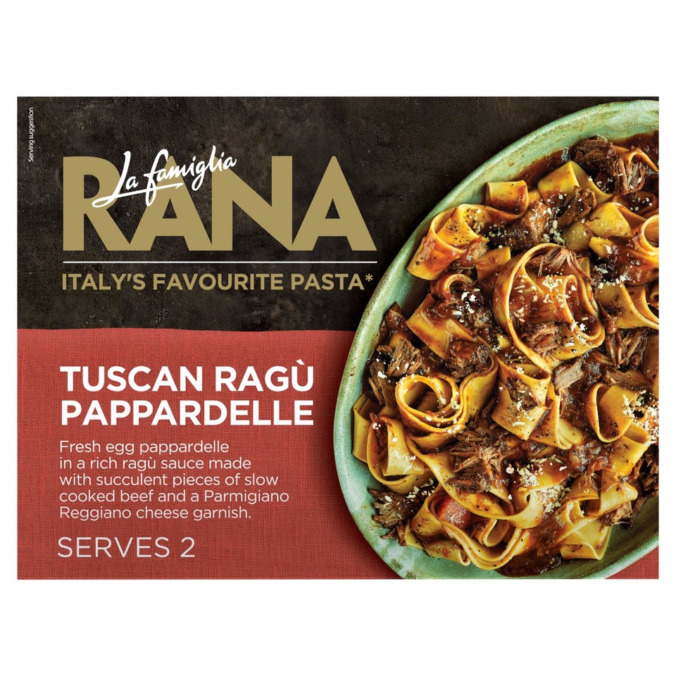 La Famiglia Rana Tuscan Ragu Pappardelle - Morrisons Online Groceries ...