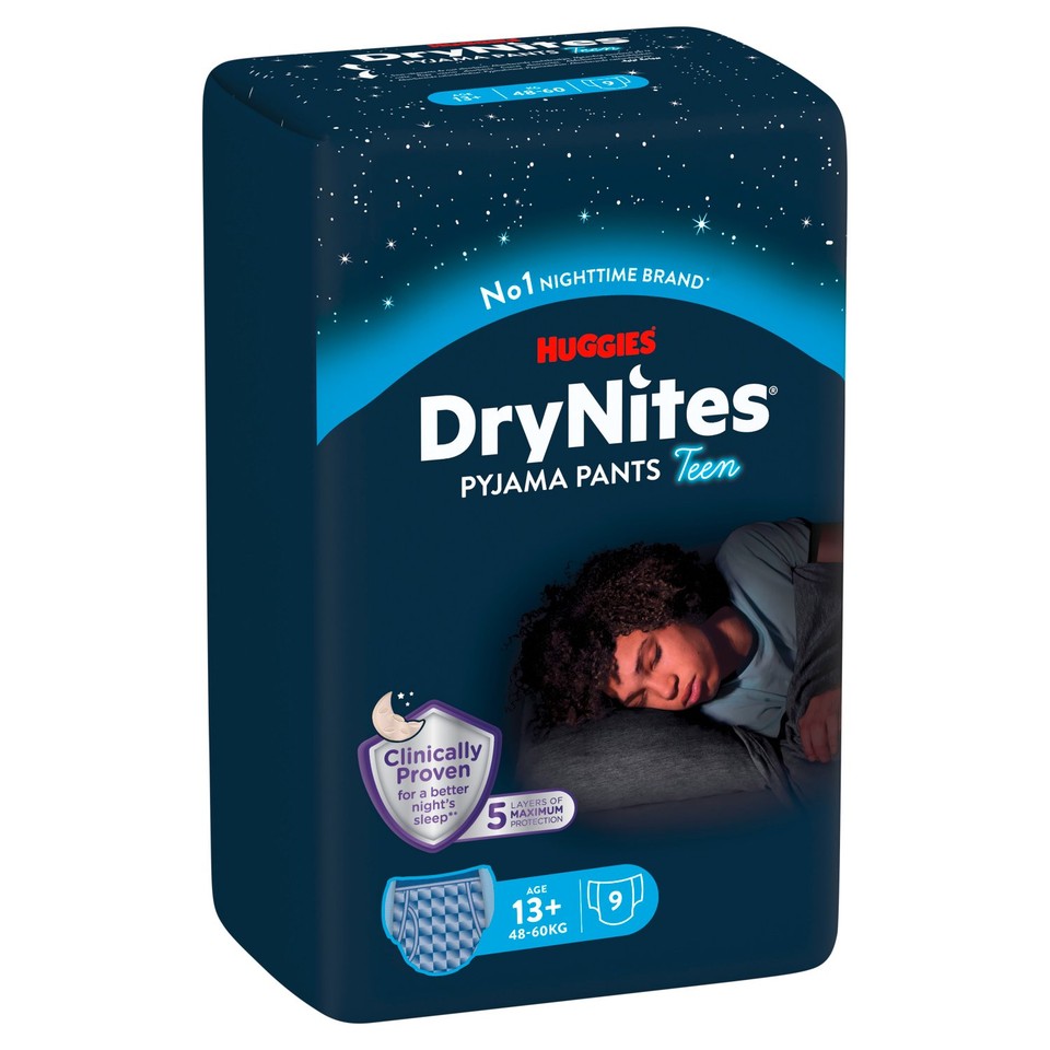 Huggies Drynites Pyjama Pants 13+ Boy - Morrisons Online Groceries & Offers