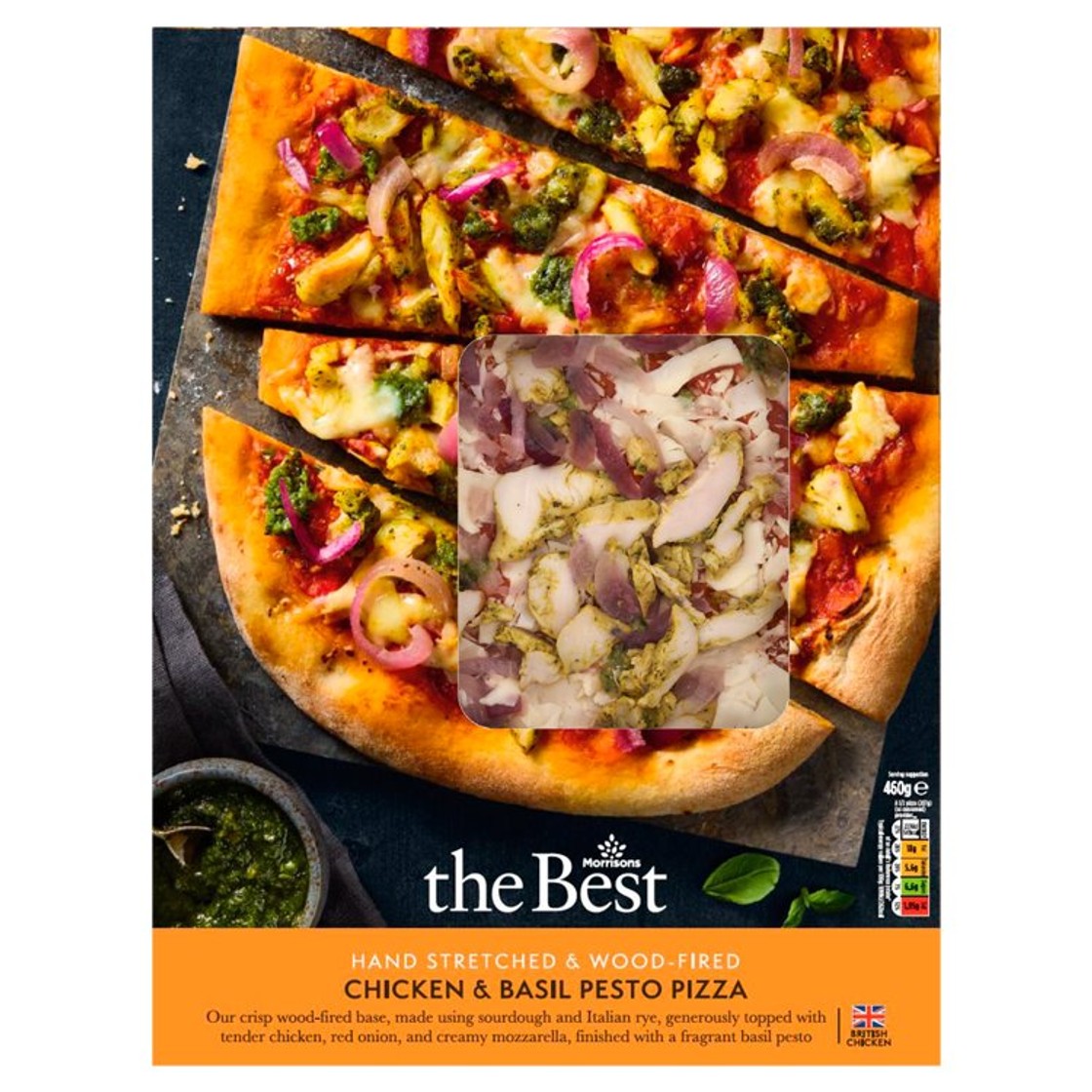 Morrisons The Best Chicken & Basil Pesto Pizza - Morrisons Online ...