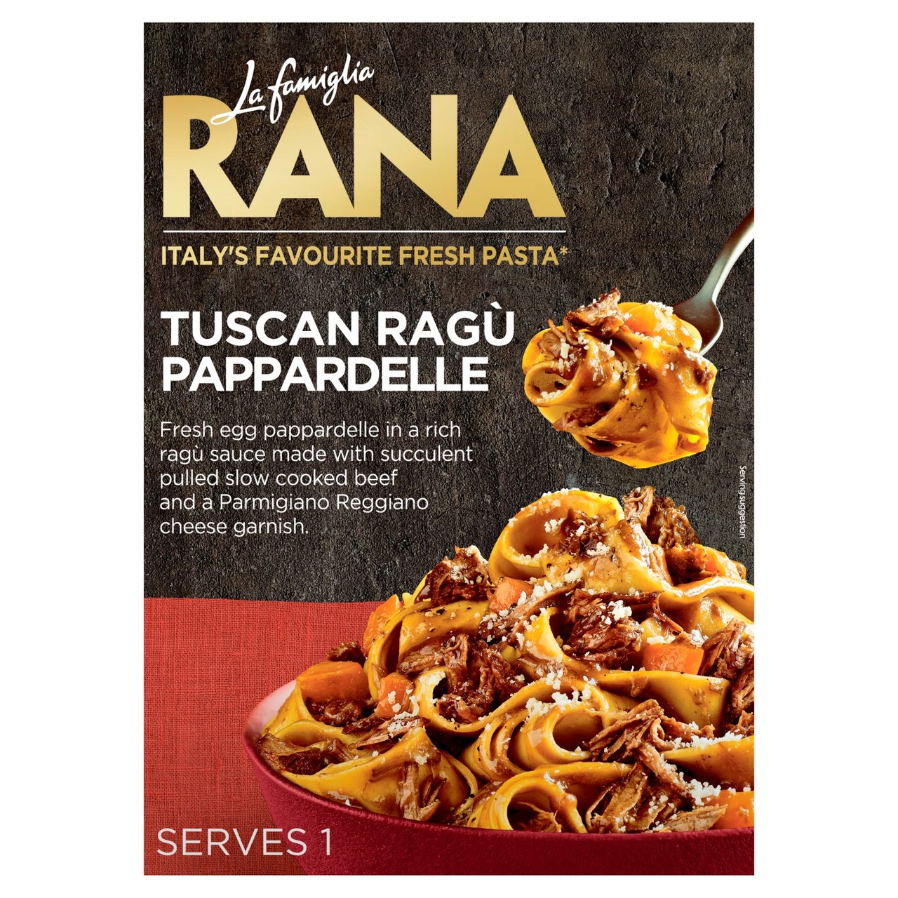 La Famiglia Rana Tuscan Ragu Pappardelle 407g - Morrisons Online ...