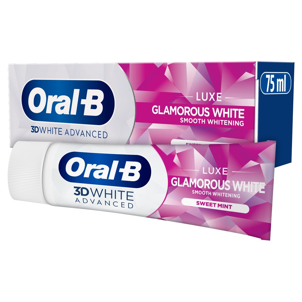 Oral-B 3D Glamorous White Toothpaste - Morrisons Online Groceries & Offers