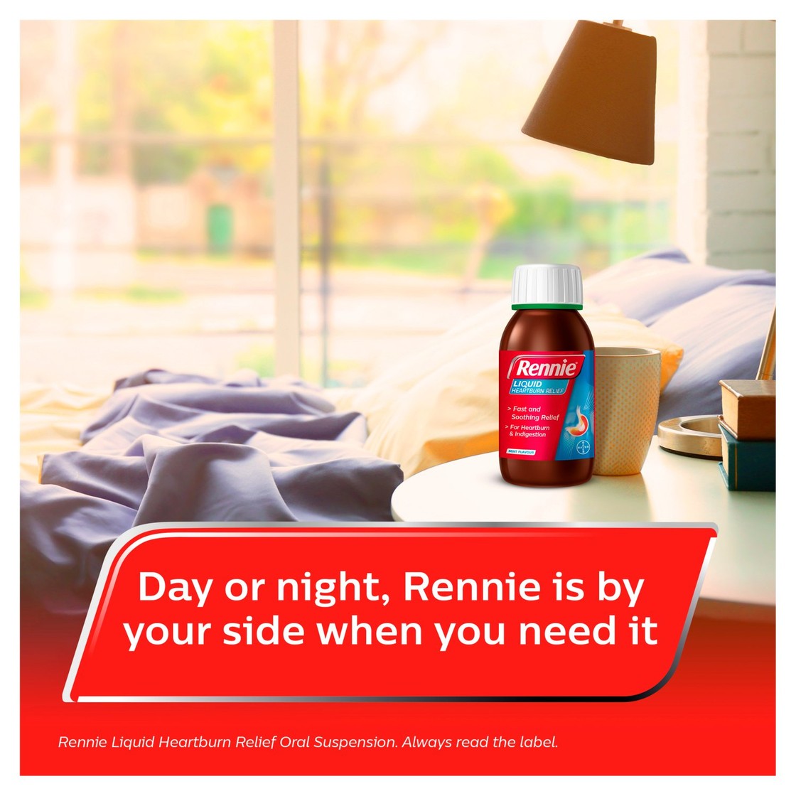 Rennie Liquid Heartburn & Indigestion Relief Peppermint - Morrisons ...