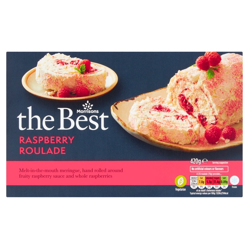 Morrisons The Best Raspberry Roulade - Morrisons Online Groceries & Offers