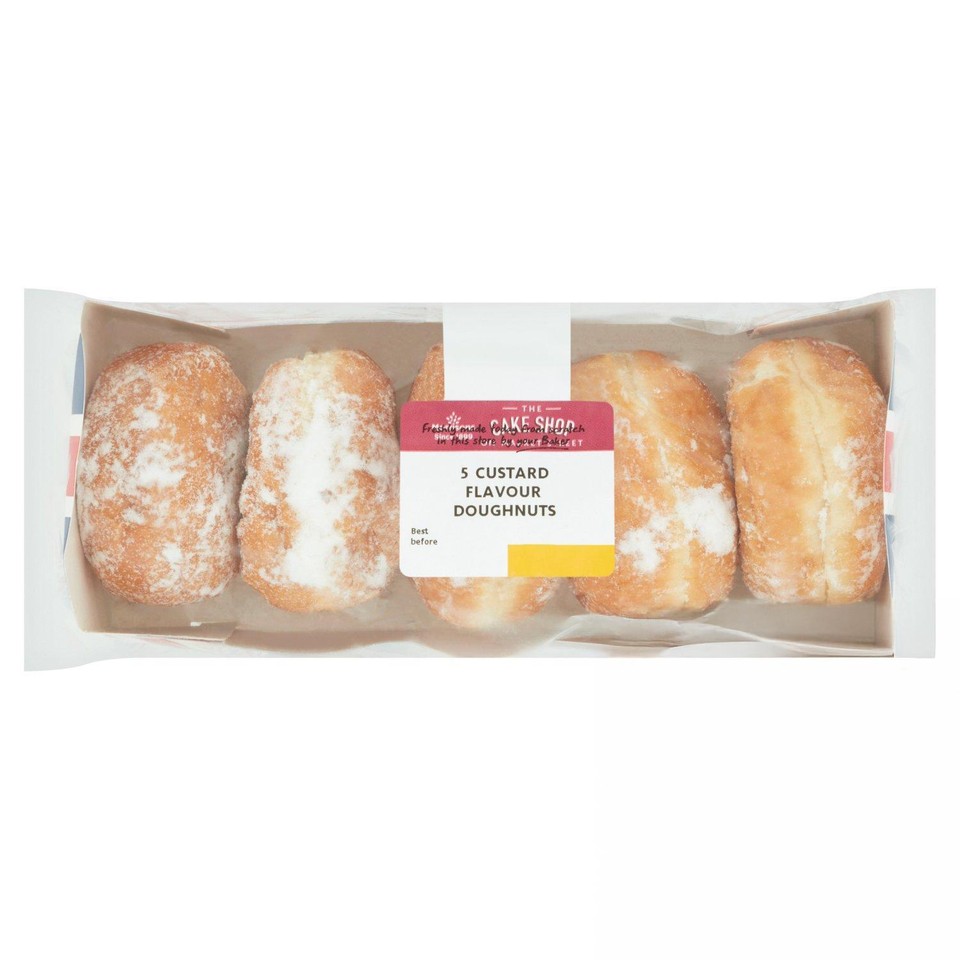 Market Street Doughnuts Custard 5 Pack - Morrisons Online Groceries ...