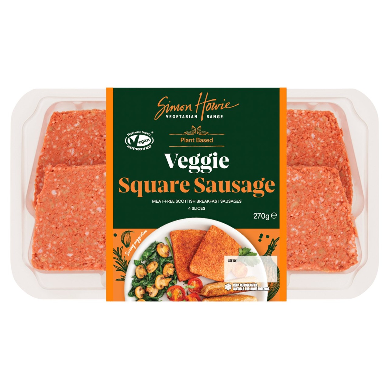 Simon Howie Vegetable Square Sausage - Morrisons Online Groceries & Offers