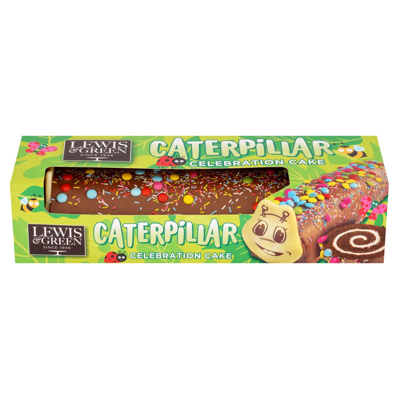 Lewis & Green Caterpillar Cake - Morrisons Online Groceries & Offers
