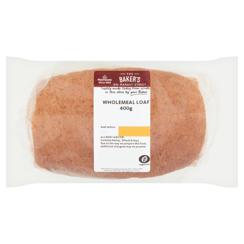 Morrisons Wholemeal Bread - Morrisons Online Groceries & Offers