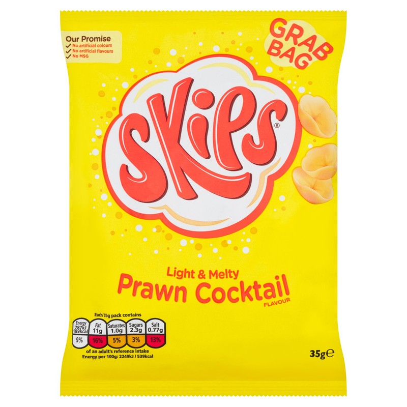 Skips Prawn Cocktail Crisps - Morrisons Online Groceries & Offers