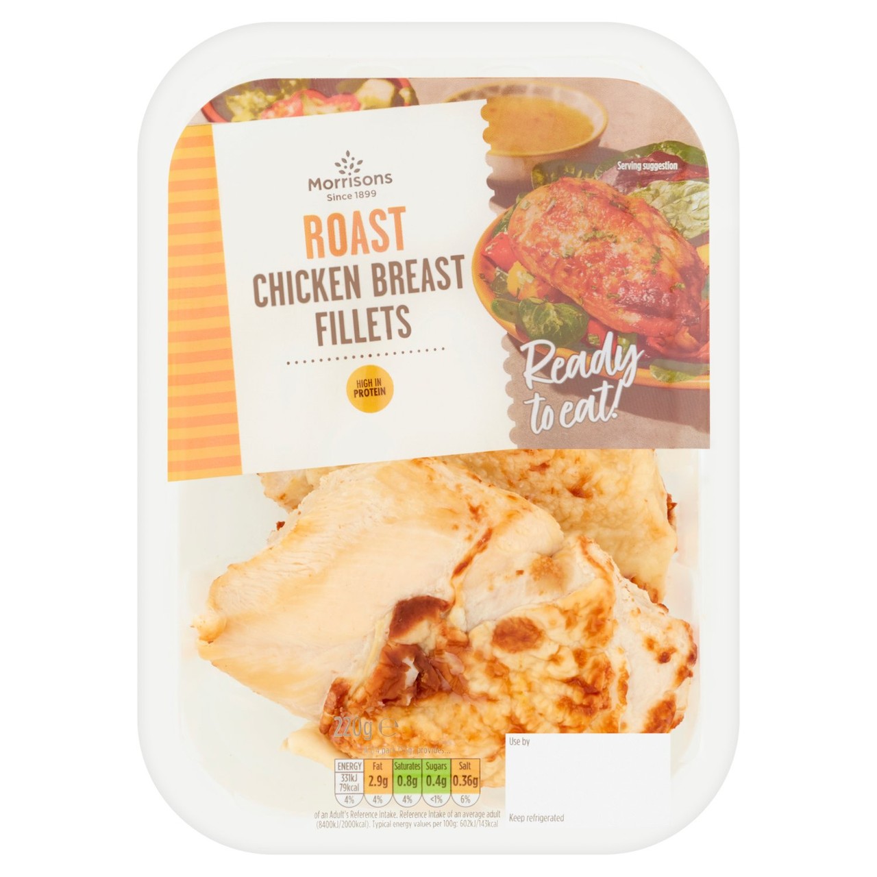 Morrisons Ready To Eat Roast Chicken Breast Fillets - Morrisons Online ...