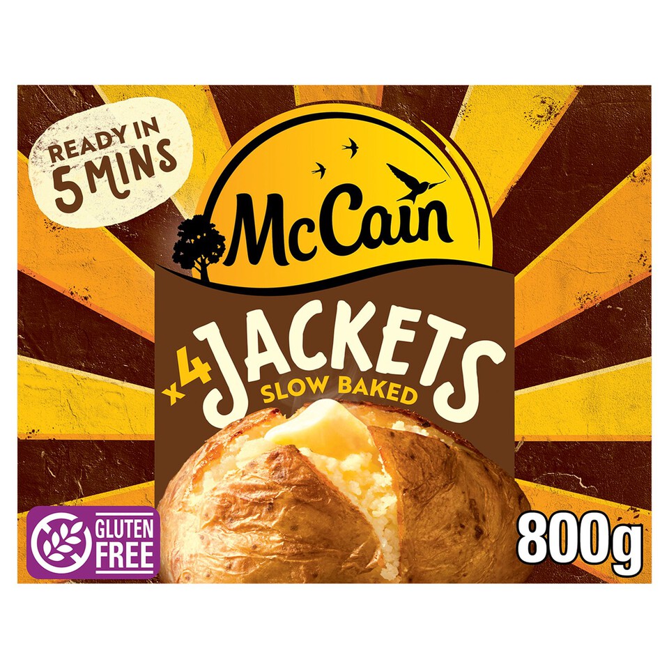 McCain 4 Baked Jacket Potatoes - Morrisons Online Groceries & Offers