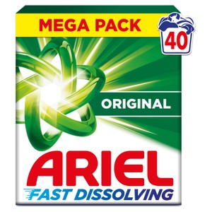 Ariel Original Laundry Powder 40 Washes - Morrisons Online Groceries ...