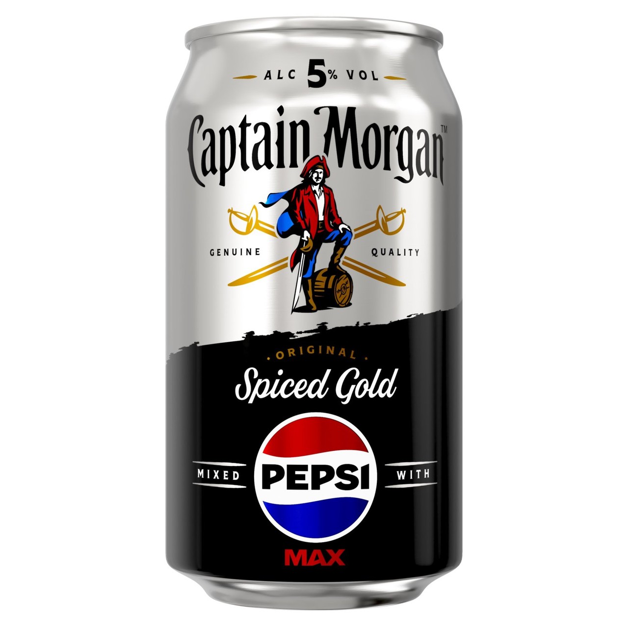 Captain Morgan Original Spiced Gold With Pepsi Max - Morrisons Online ...
