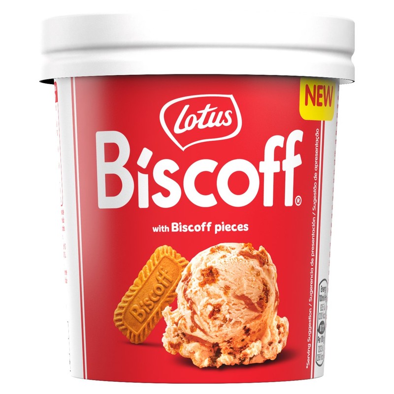 Lotus Biscoff Ice Cream Tub - Morrisons Online Groceries & Offers
