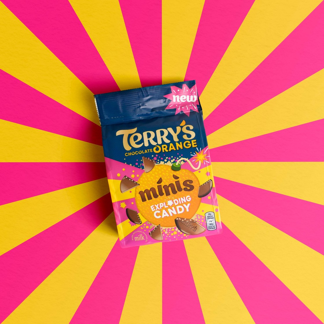 Terry's Chocolate Orange Exploding Candy Minis 105g - Morrisons Online ...