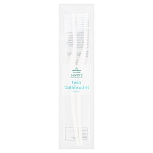 Morrisons Savers Twin Pack Toothbrushes Medium - Morrisons Online ...