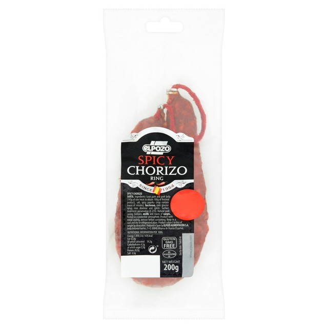 Elpozo Spicy Chorizo Ring 200g - Morrisons Online Groceries & Offers