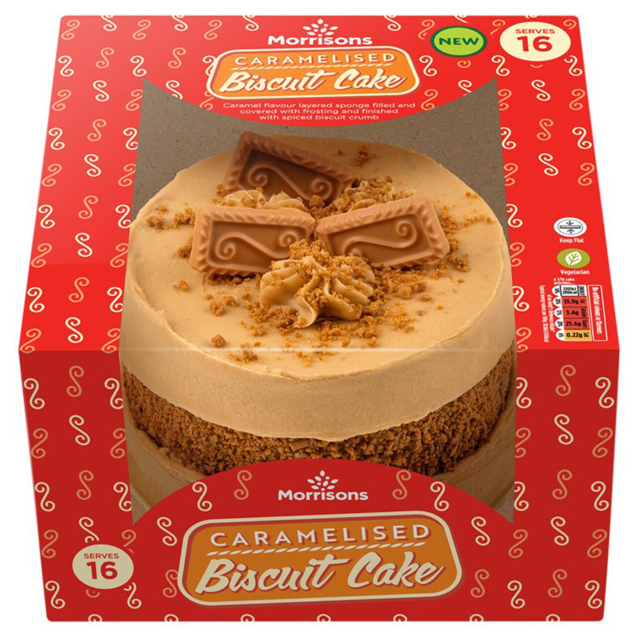 Morrisons Caramelised Biscuit Cake - Morrisons Online Groceries & Offers