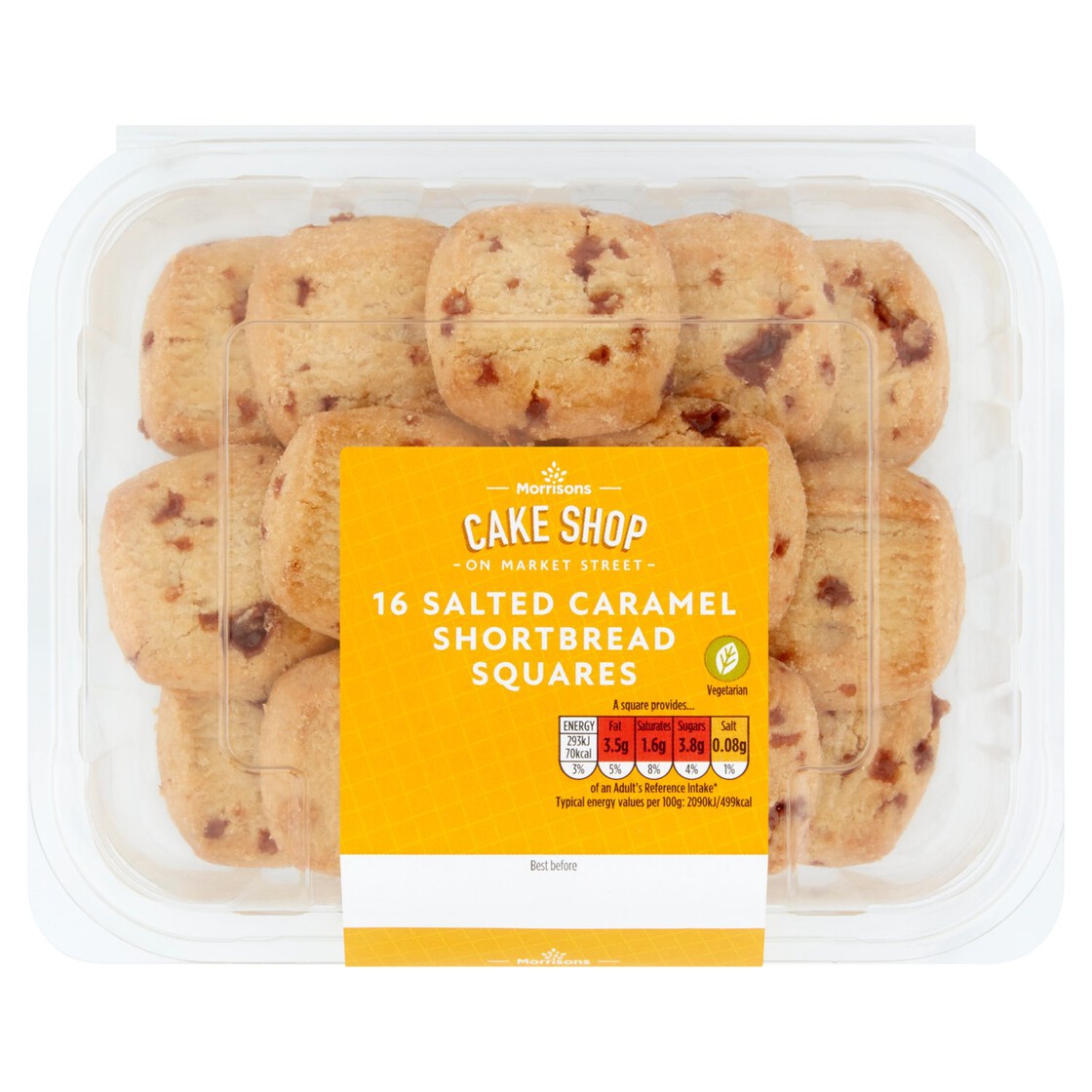 Market Street Salted Caramel Shortbread Squares - Morrisons Online ...