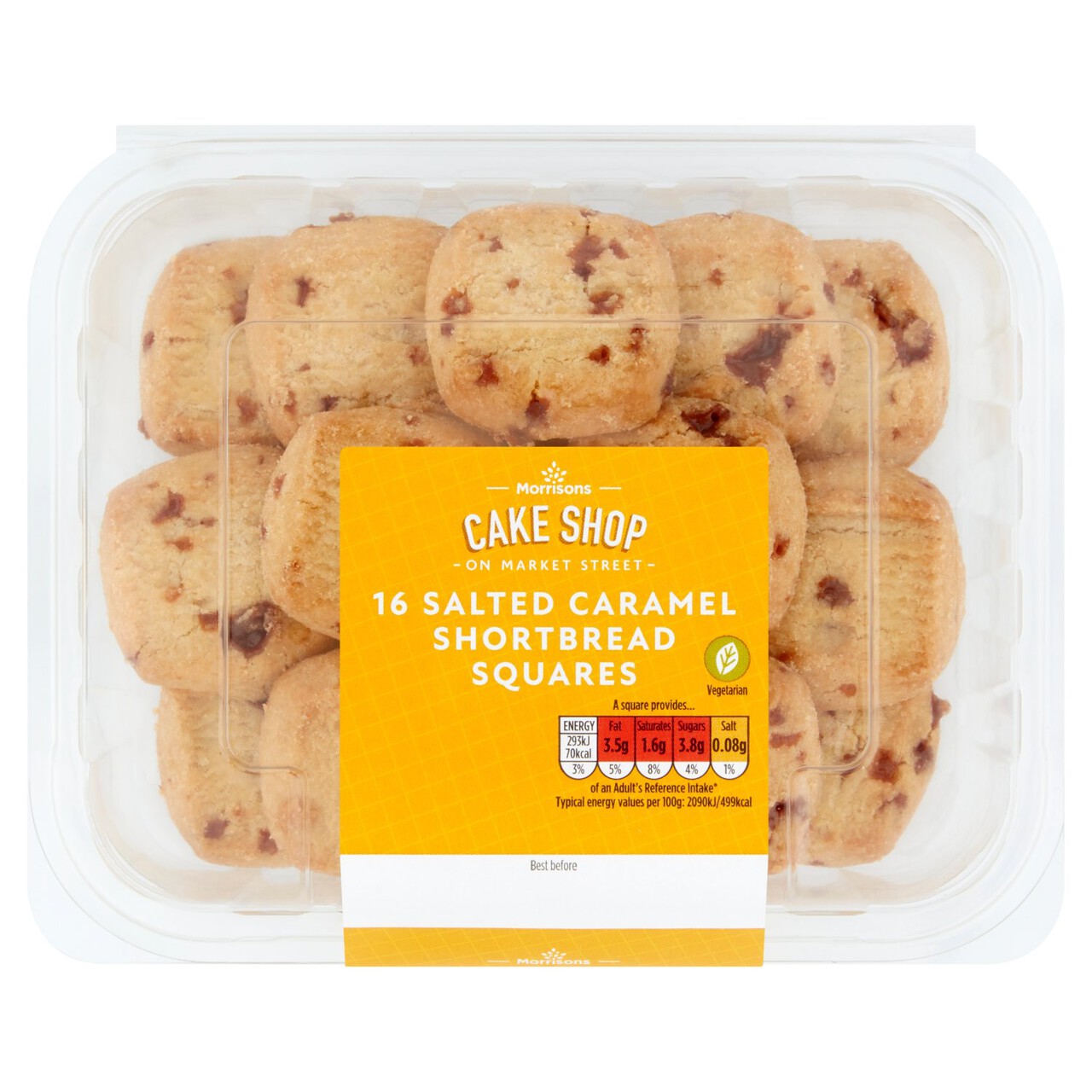 Market Street Salted Caramel Shortbread Squares - Morrisons Online ...
