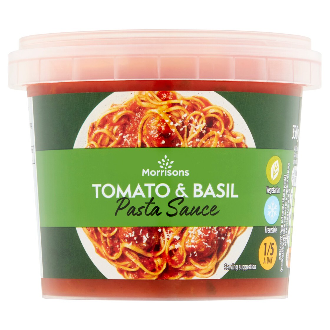 Morrisons Tomato & Basil Pasta Sauce 350g - Morrisons Online Groceries ...