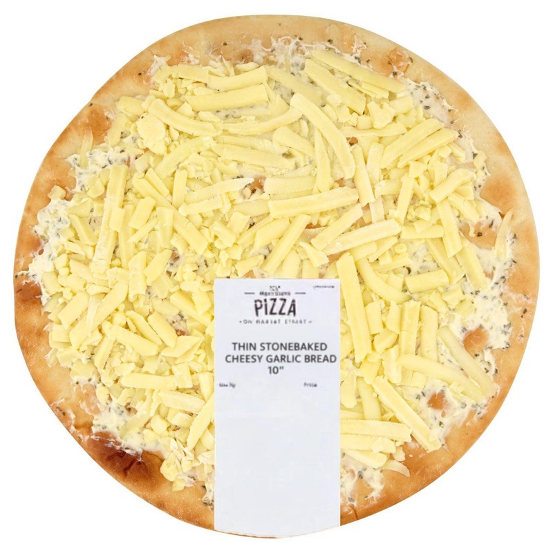 Market Street 10" Thin Stonebaked Cheesy Garlic Bread - Morrisons ...