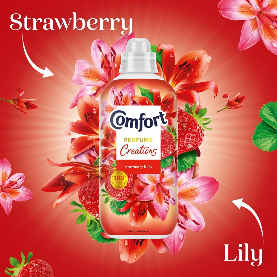 Comfort Creations Fabric Conditioner Strawberry & Lily 48 Washes ...